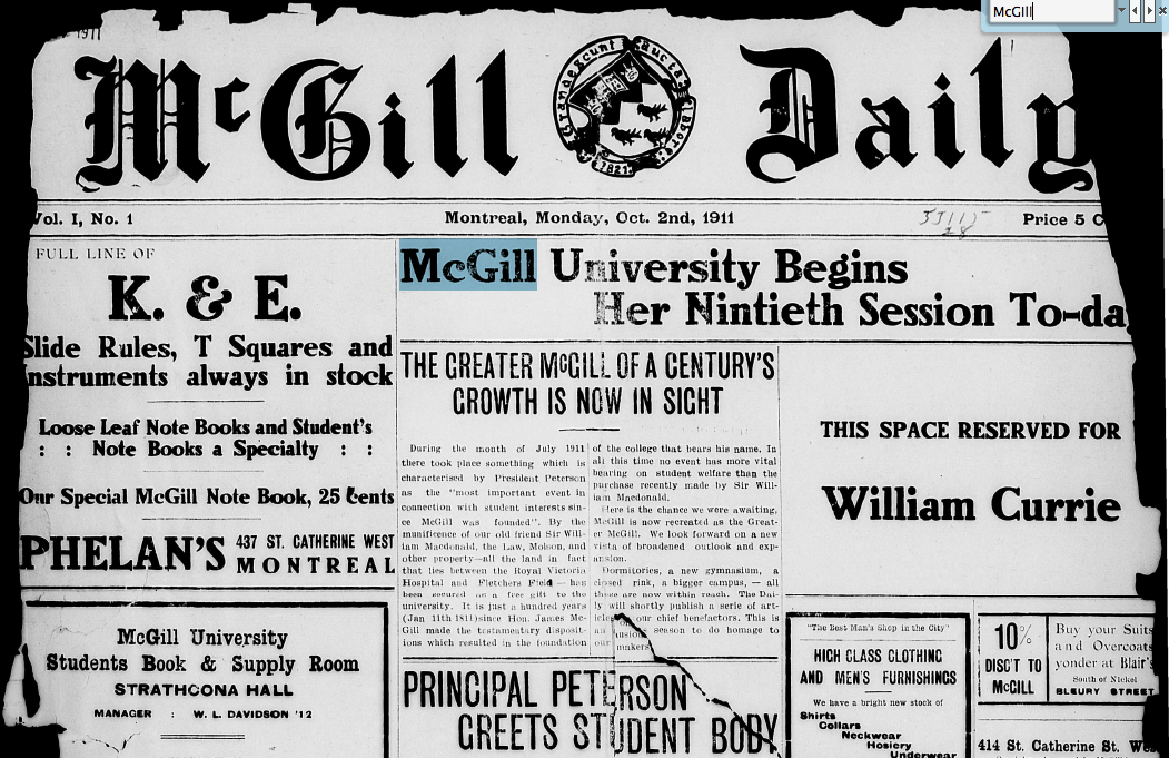 Coming soon: McGill Daily | The Dark Room