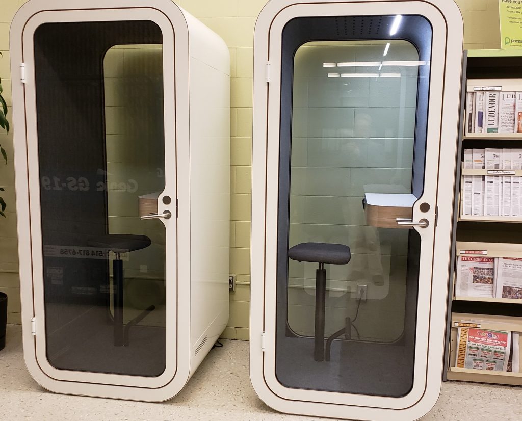 New Quiet Pods: Thanks PGSS! | The McLennan Post