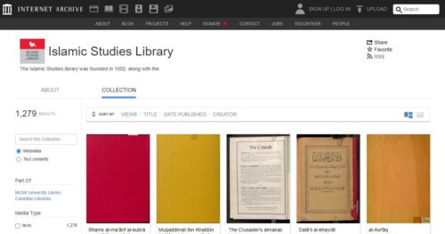 Celebrating the Islamic Studies Library and Digital Initiatives decade ...