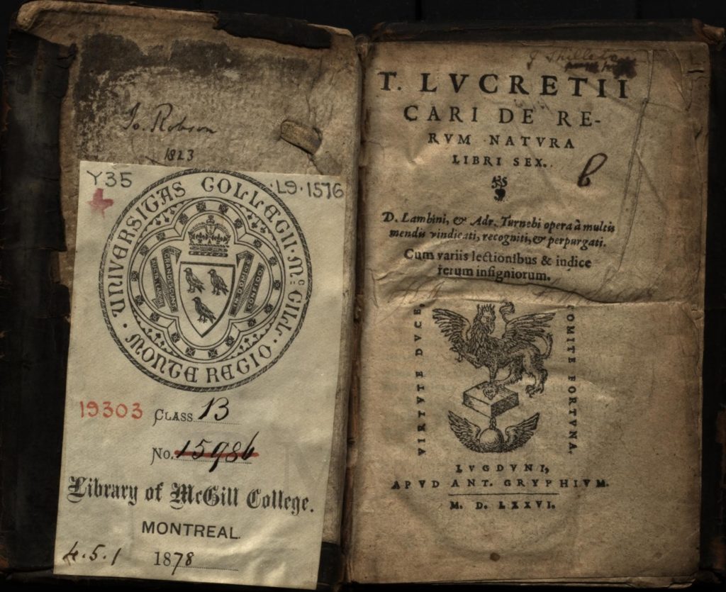 A Forgotten Benefactor: John Robson and his Collection | Rare Books and ...